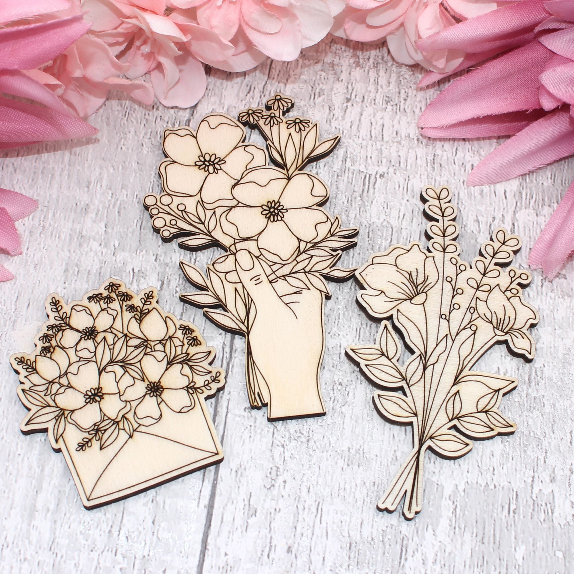 Floral Mix Set - Set of 3 Delightful Designs – LMGiftsbyDee