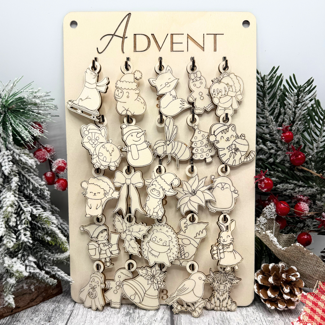 Advent Character Set – 25 New Festive Friends – LMGiftsbyDee