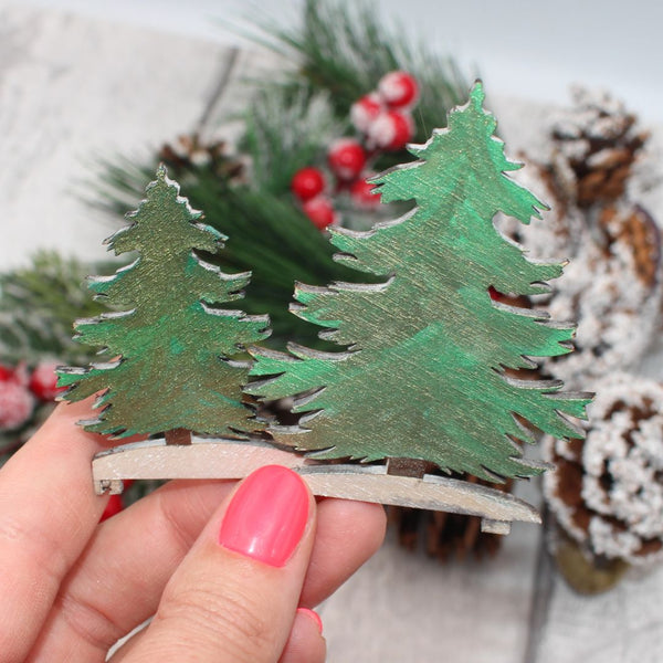 Little Deer 3D Tree Ornament Set - LMGiftsbyDee